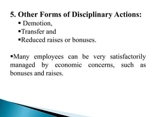 Code of discipline | PPTX