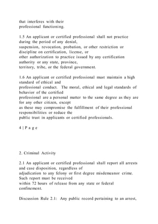 Code of Ethical and Professional Conduct and Discip | DOCX