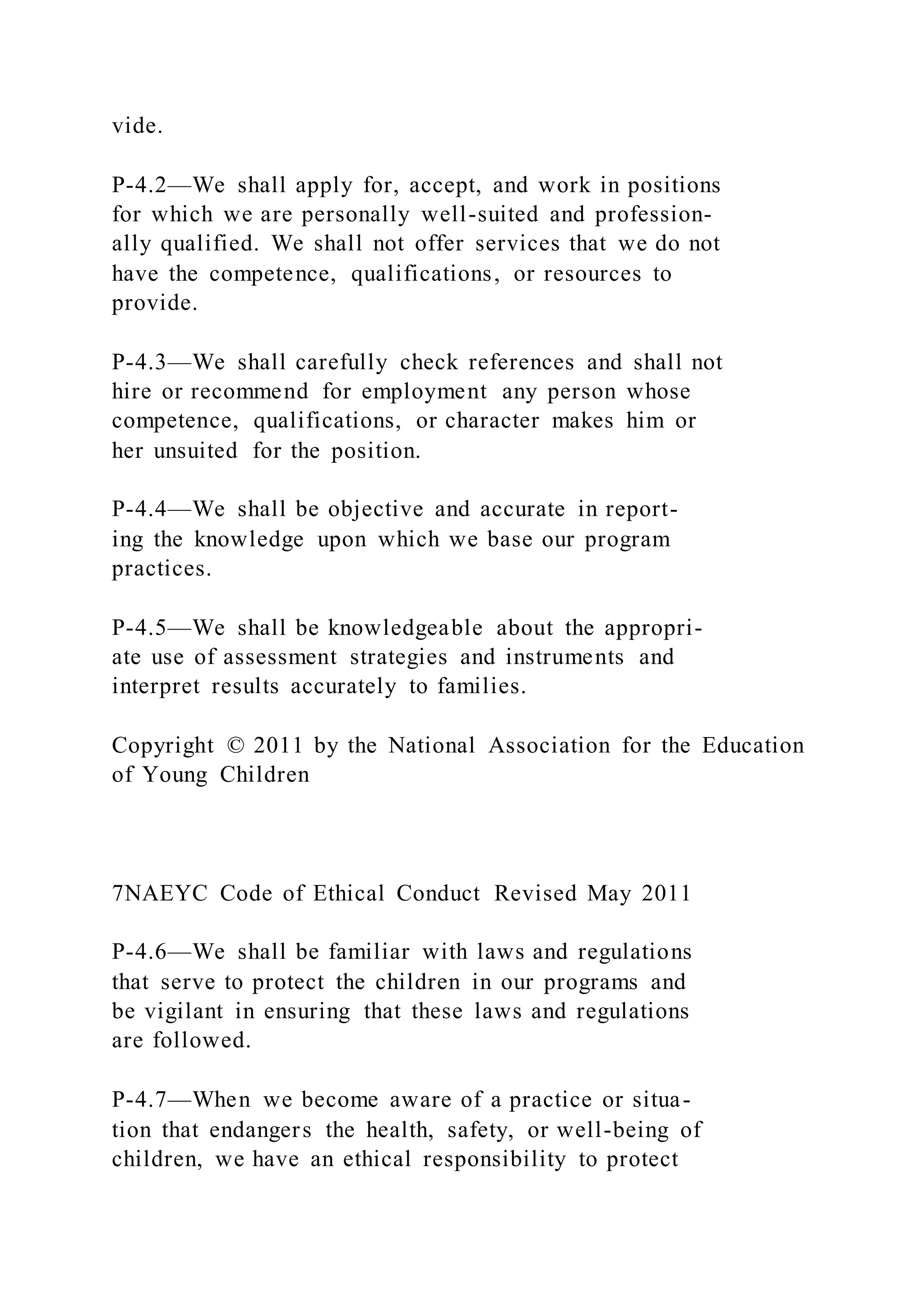 Code of Ethical Conductand Statement of CommitmentA posi | DOCX