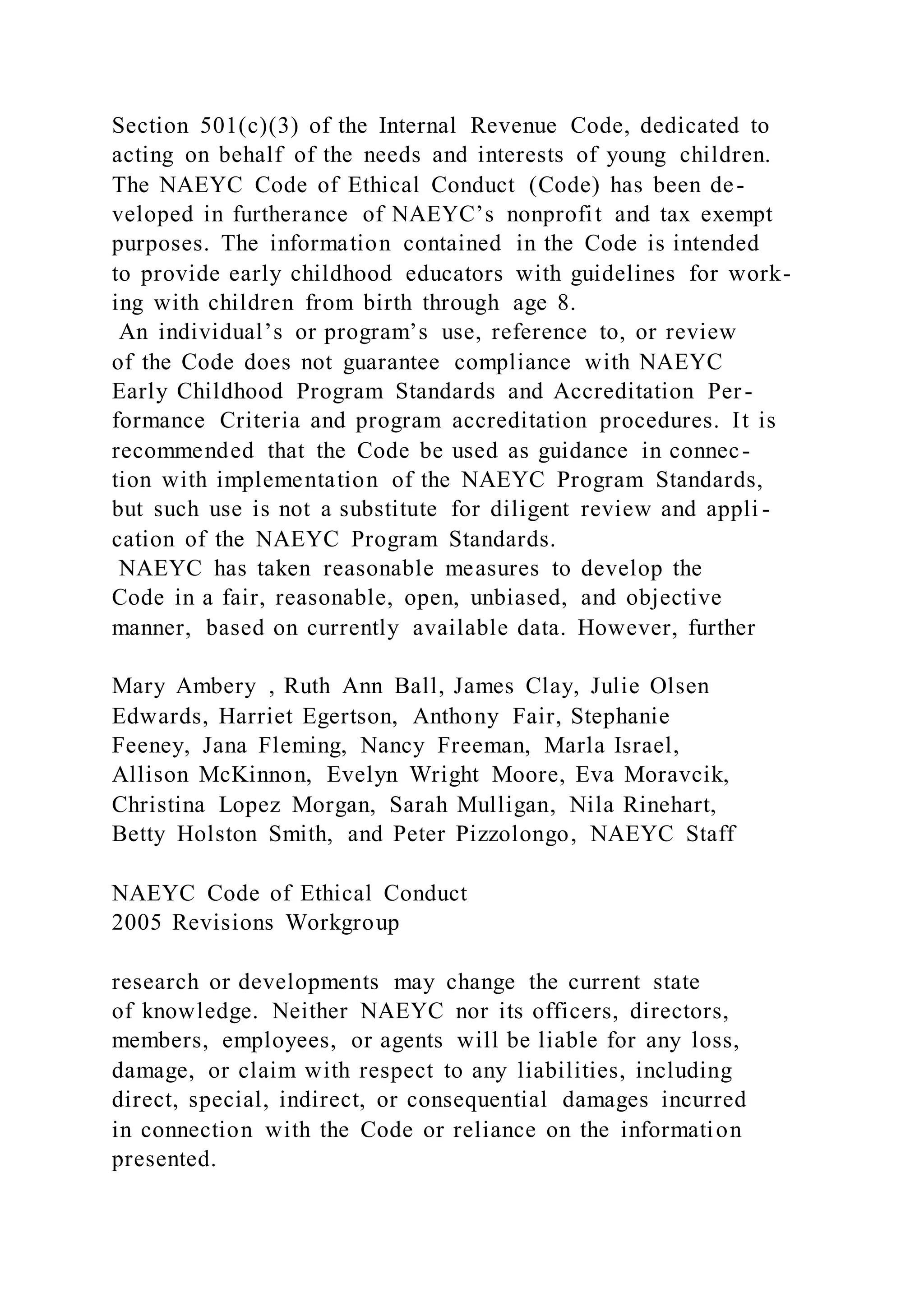 Code of Ethical Conductand Statement of CommitmentA posi | DOCX