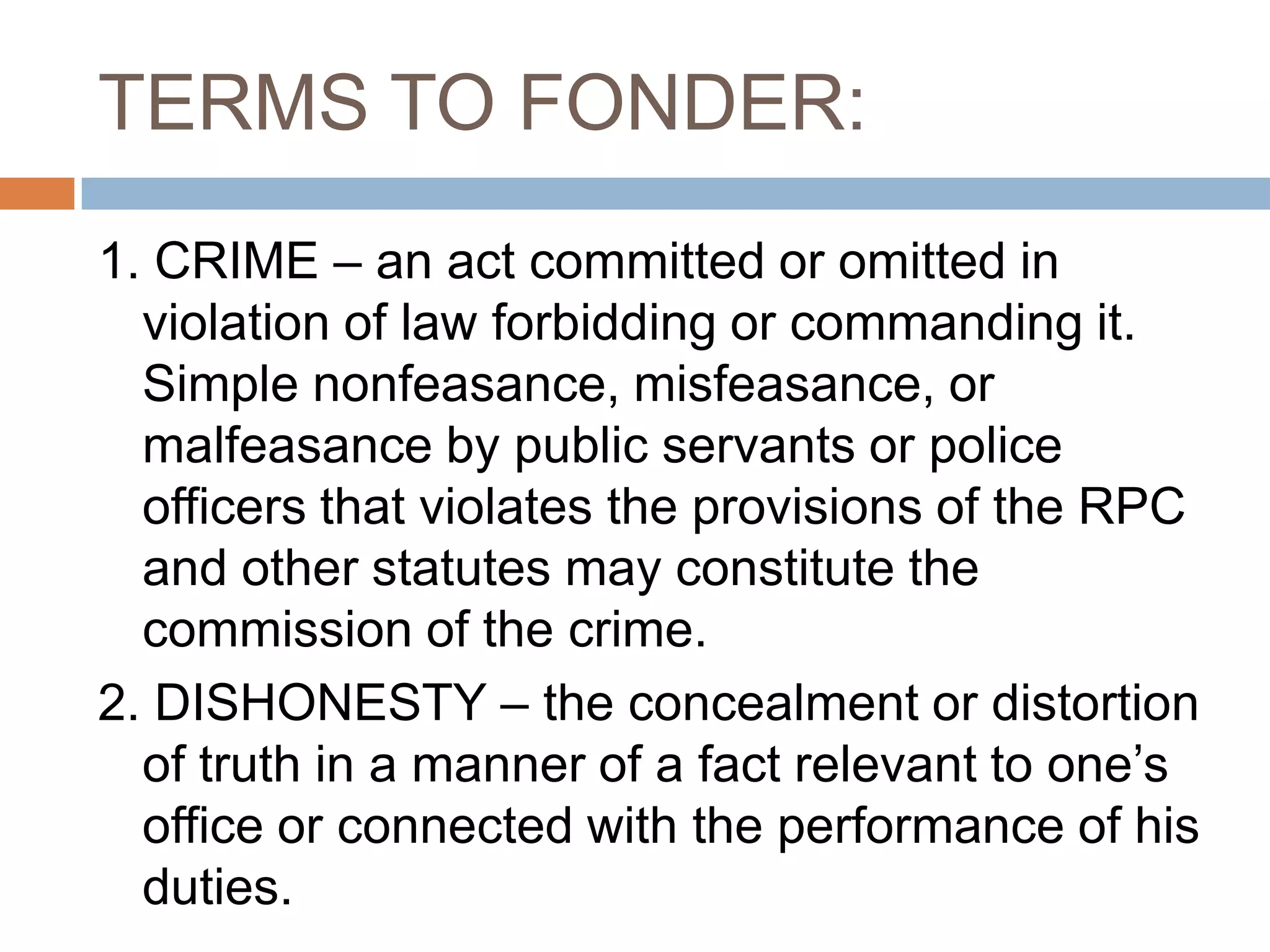 ETHICS AND CONDUCT (POLICE) | PPTX