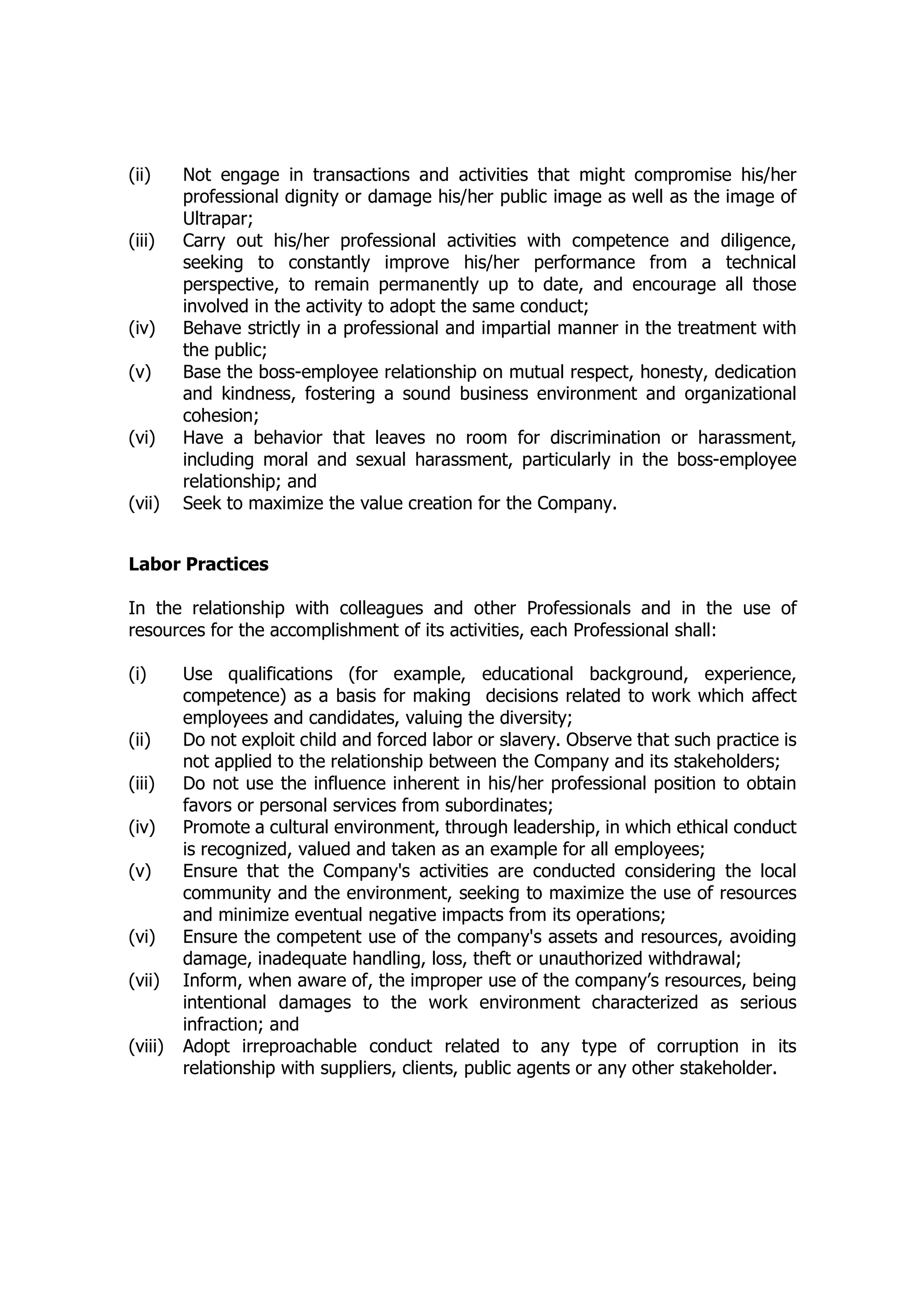 Code of Ethics | PDF | Business Accounting & Finance | Business