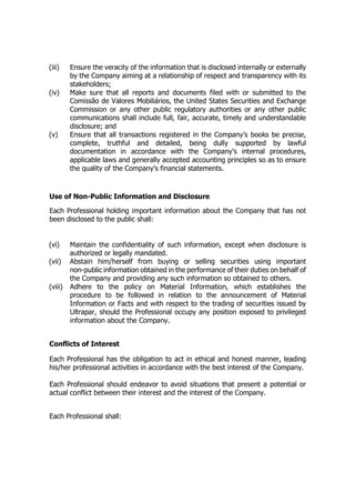 Code of Ethics | PDF | Business Accounting & Finance | Business