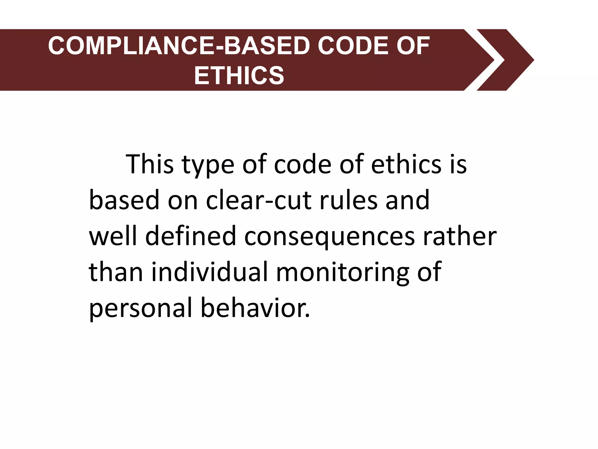 Code of ethics | PPTX