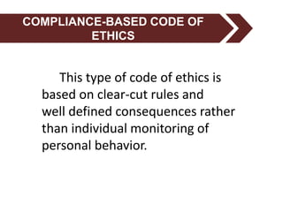 Code of ethics | PPTX