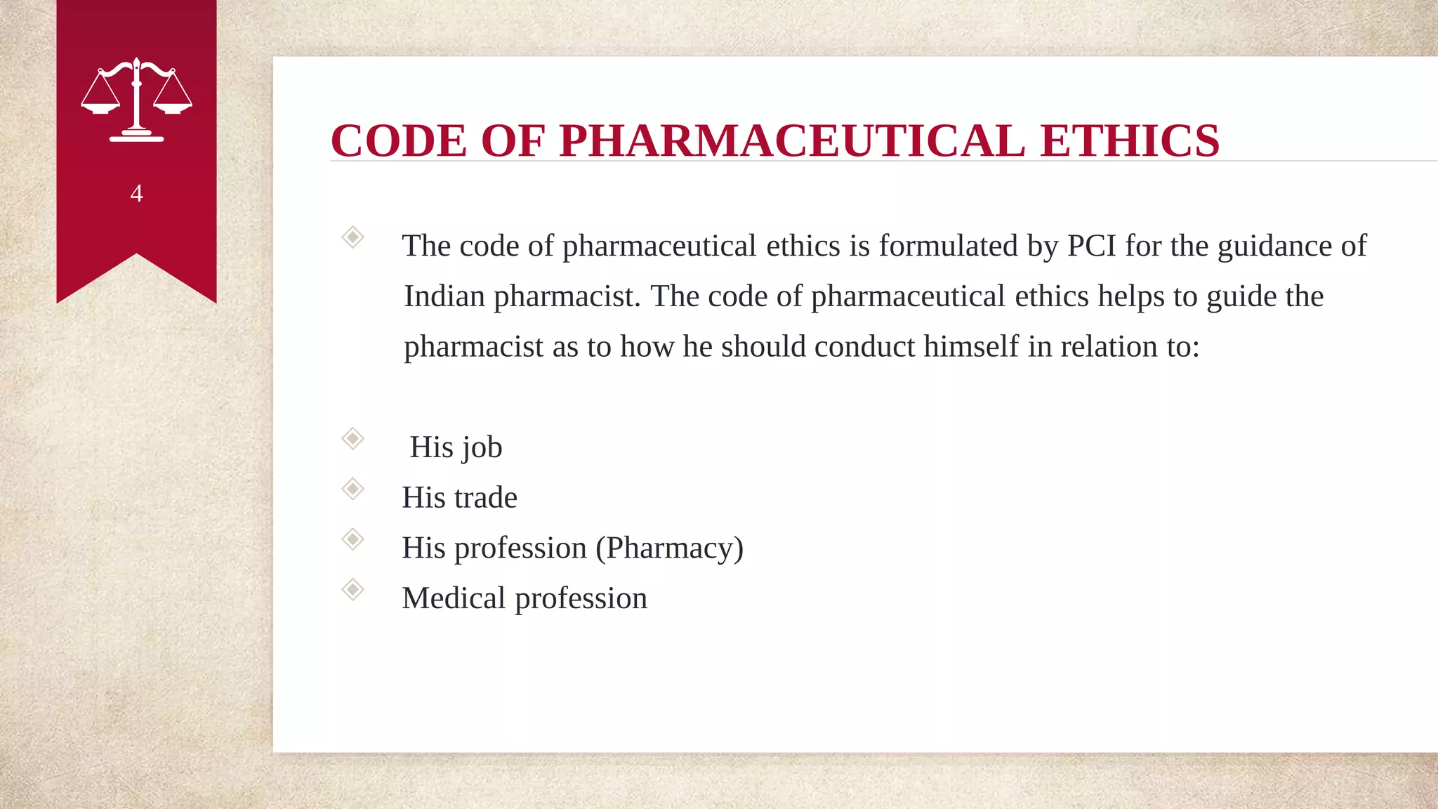 Pharmaceutical Code of ethics | PPTX