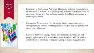 Pharmaceutical Code of ethics | PPTX