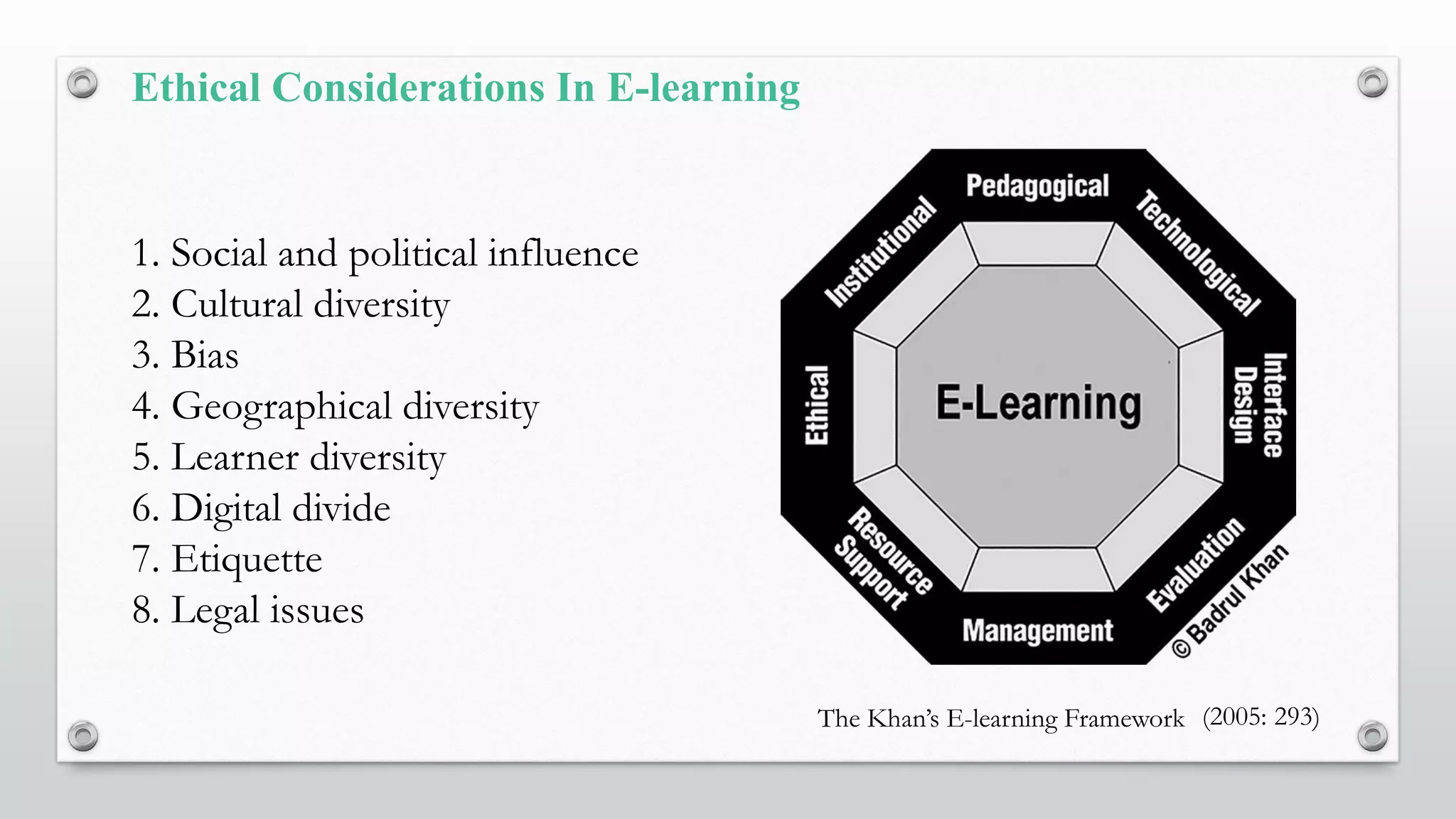 Ethics in e-Learning: Dimensions And Considerations | PDF