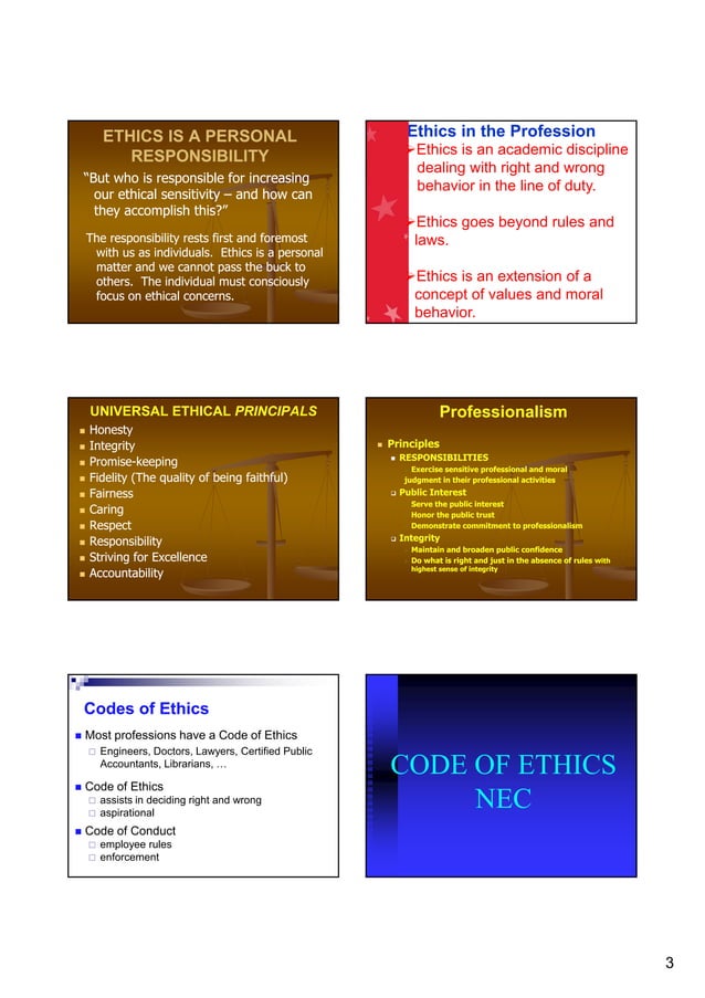 Ethics & Professionalism | PDF