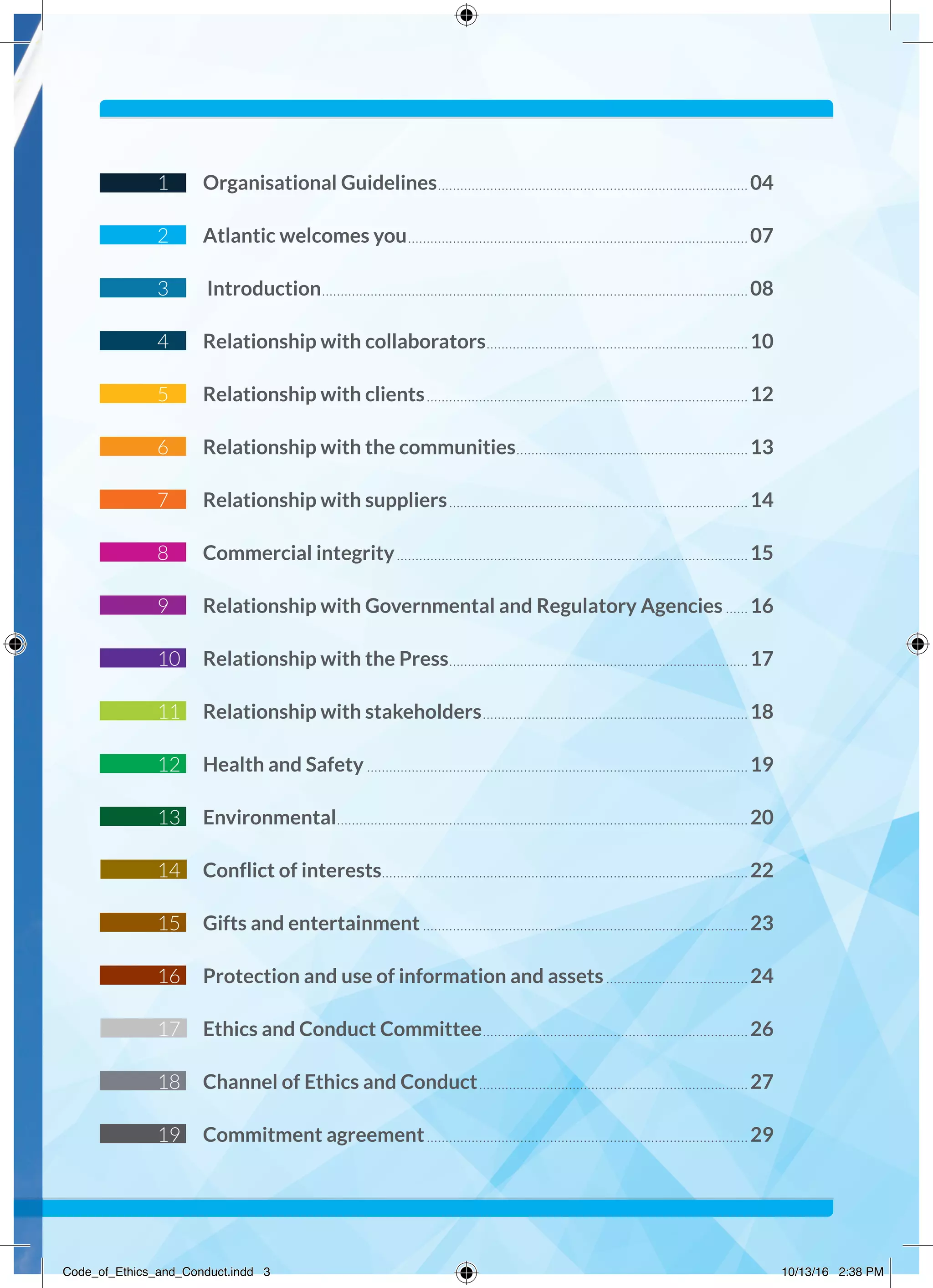 Code of ethics and conduct | PDF