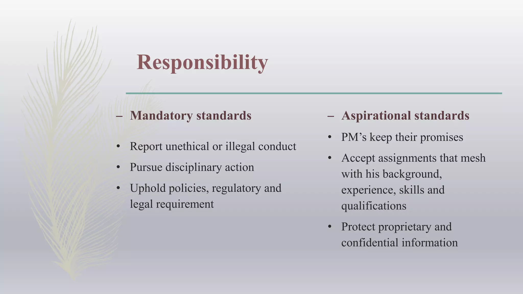 Code of ethics and professional conduct (1) | PPT