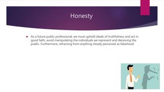 Personal Code of Ethics | PPT