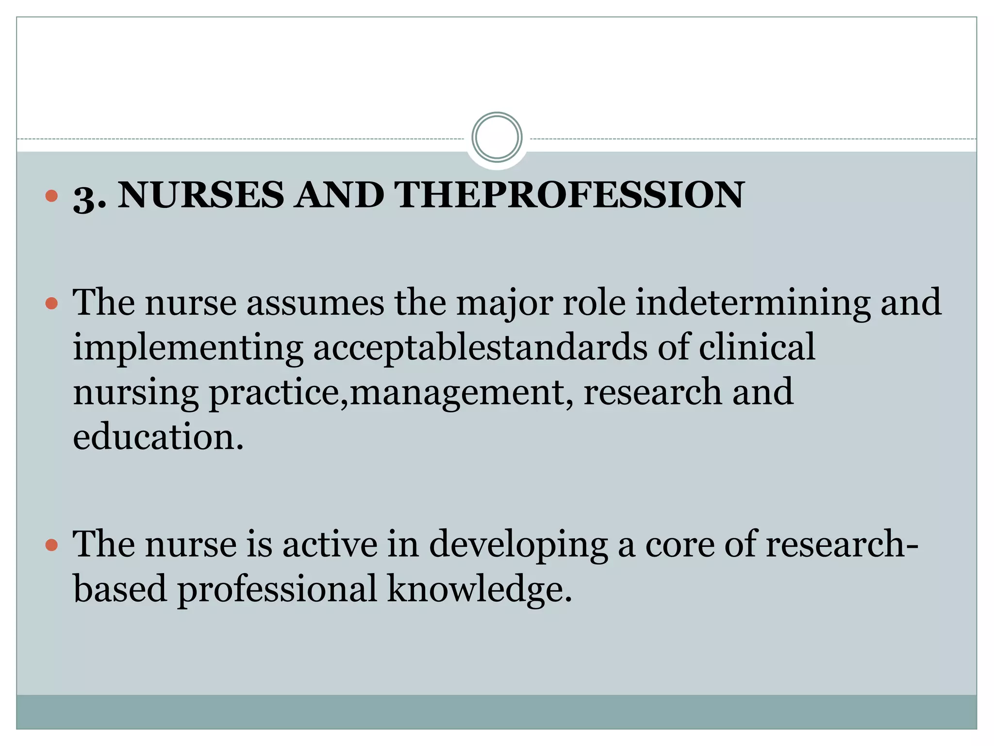 Code of ethics for nurses | PPTX