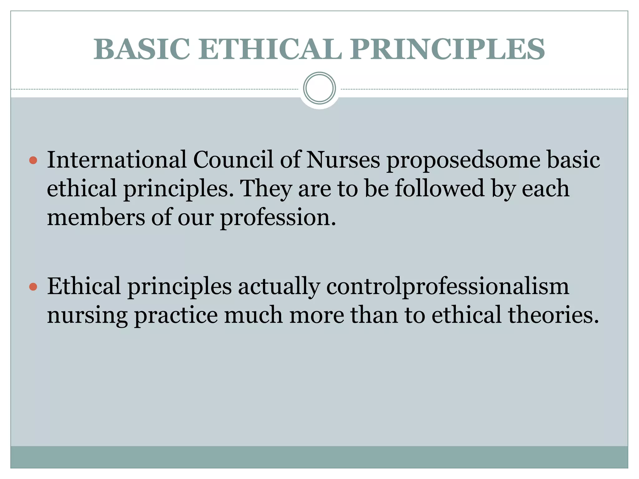 Code of ethics for nurses | PPTX