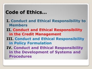 Code of Ethics for Cooperative Leaders and Employees | PDF