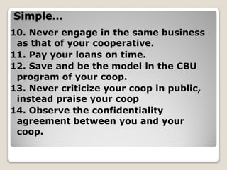 Code of Ethics for Cooperative Leaders and Employees | PDF