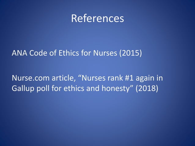 ANA Code of ethics for nurses | PPTX | Healthcare Industry | Industries