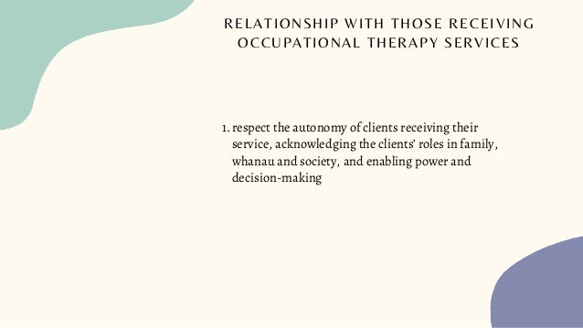 Code of ethics for occupational therapists | PDF