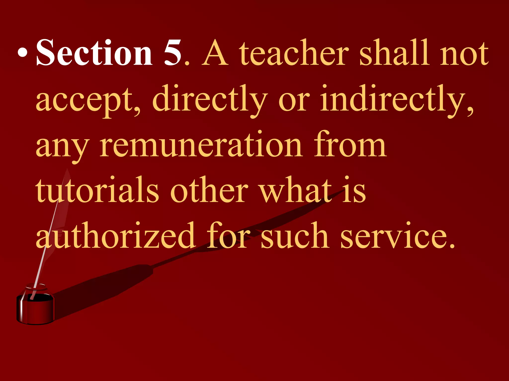 Code of Ethics for Professional Teachers | PPTX