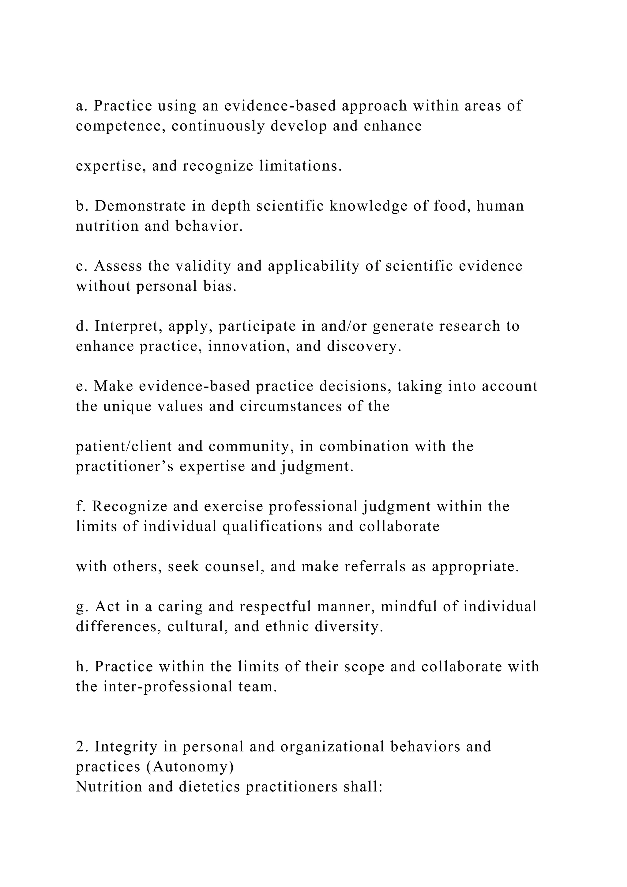 Code of Ethics for the Nutrition and Dietetics Pr.docx