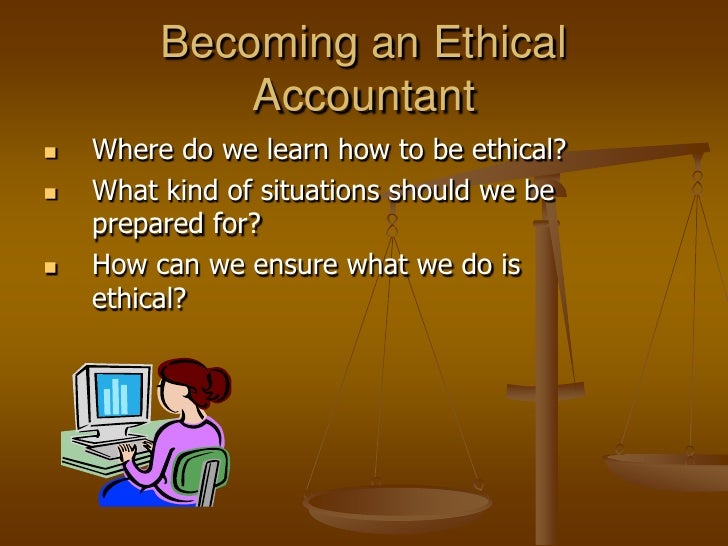 Code of ethics in accounting