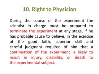 Code of ethics in clinical trial | PPTX