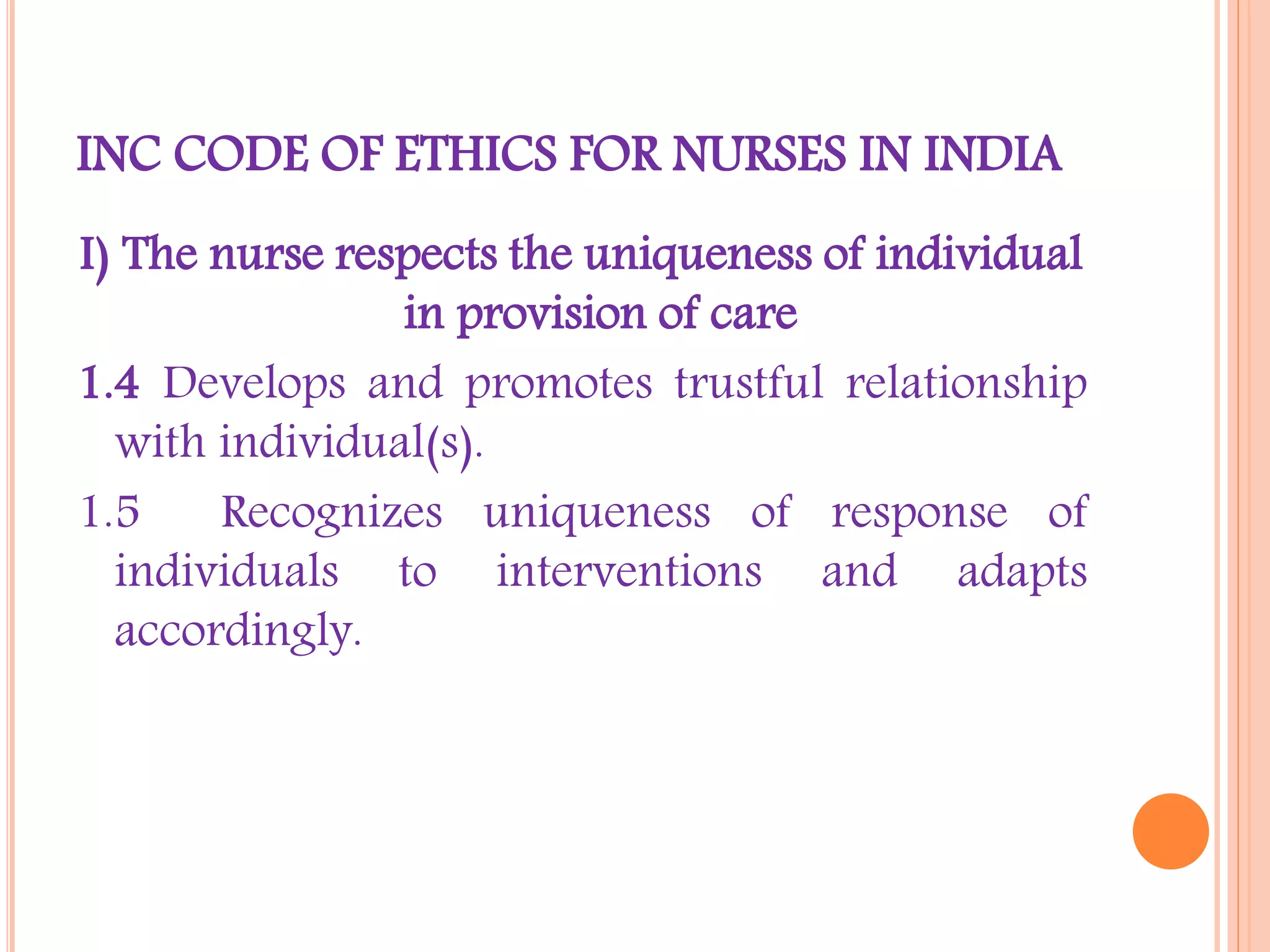 Code of ethics ppt | PPTX