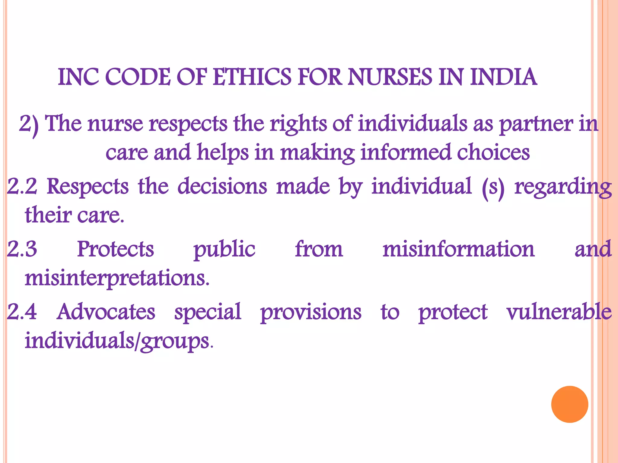 Code of ethics ppt | PPTX