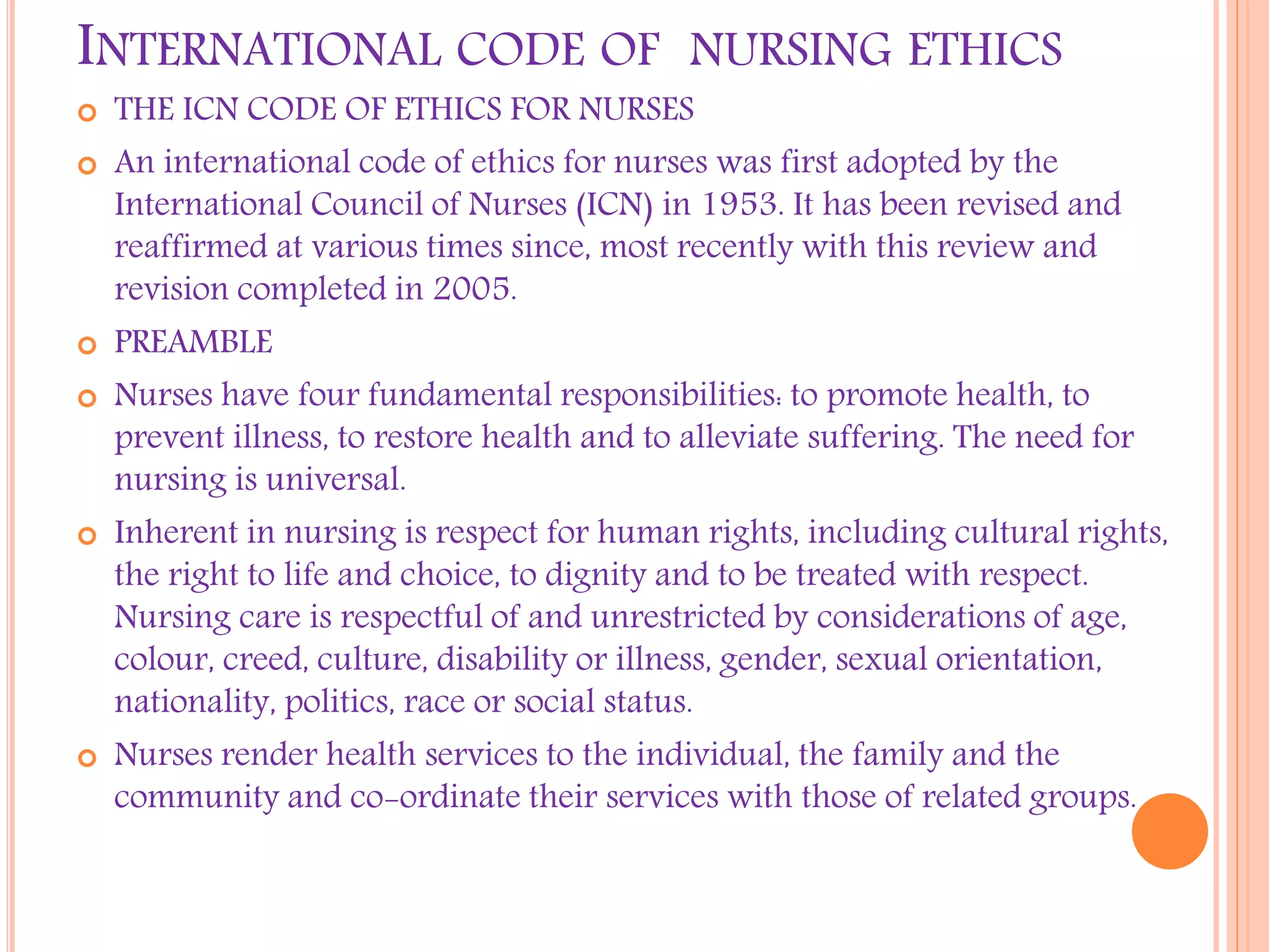Code of ethics ppt | PPTX