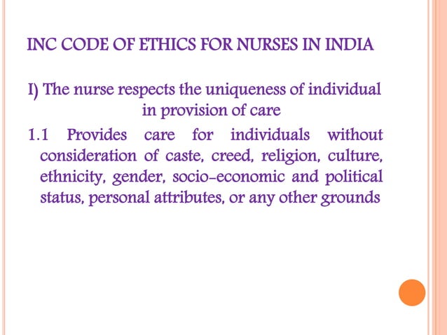 Code of ethics ppt | PPTX