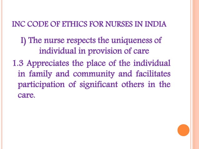 Code of ethics ppt | PPTX