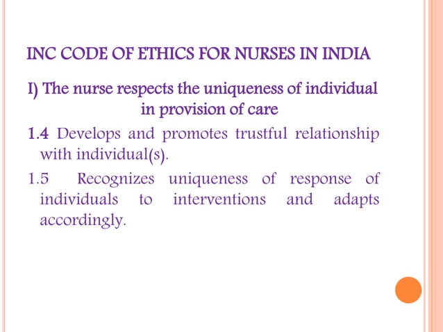 Code of ethics ppt | PPTX
