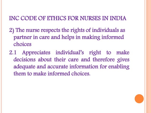 Code of ethics ppt | PPTX