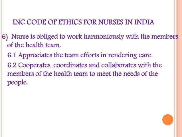 Code of ethics ppt | PPTX