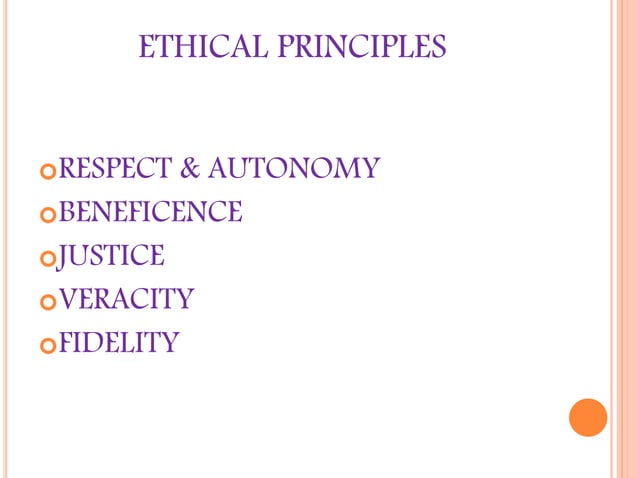 Code of ethics ppt | PPTX