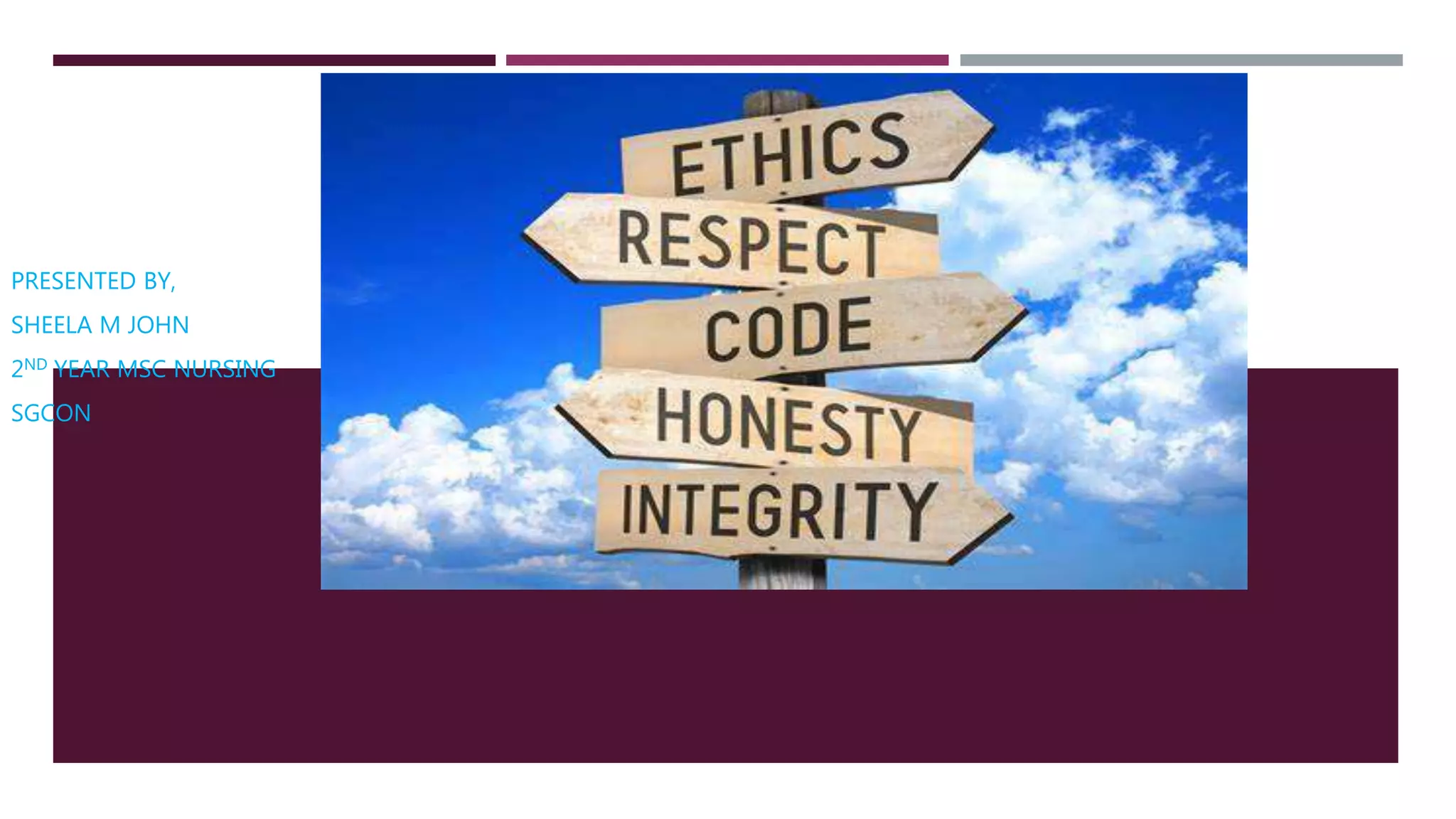 Code of ethics ppt | PPT