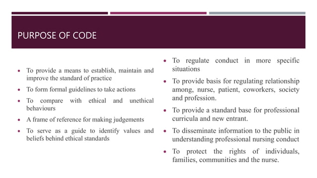 Code of ethics ppt | PPT