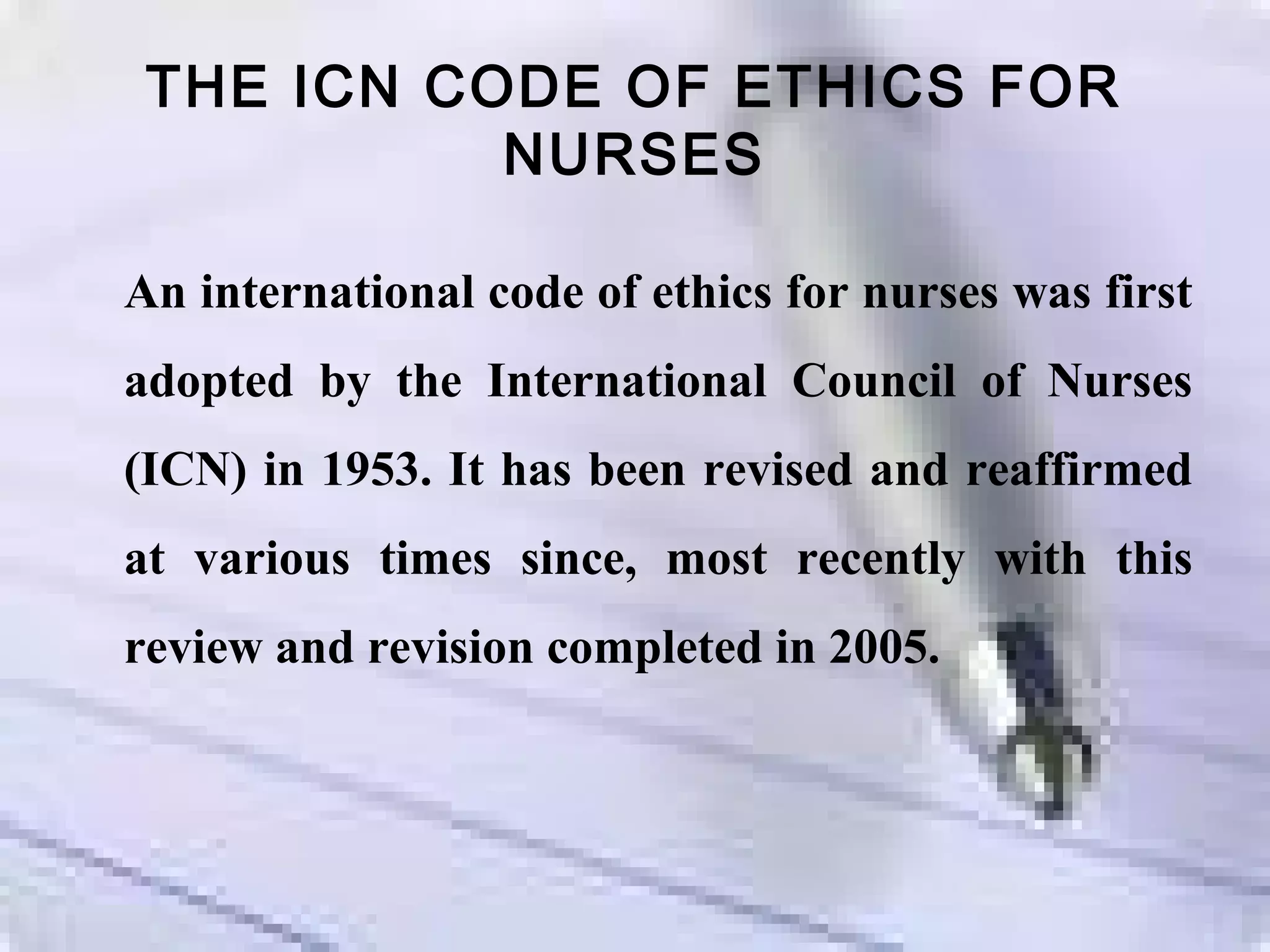 Code of ethics & professional conduct | PPT | Parenting Babies and ...