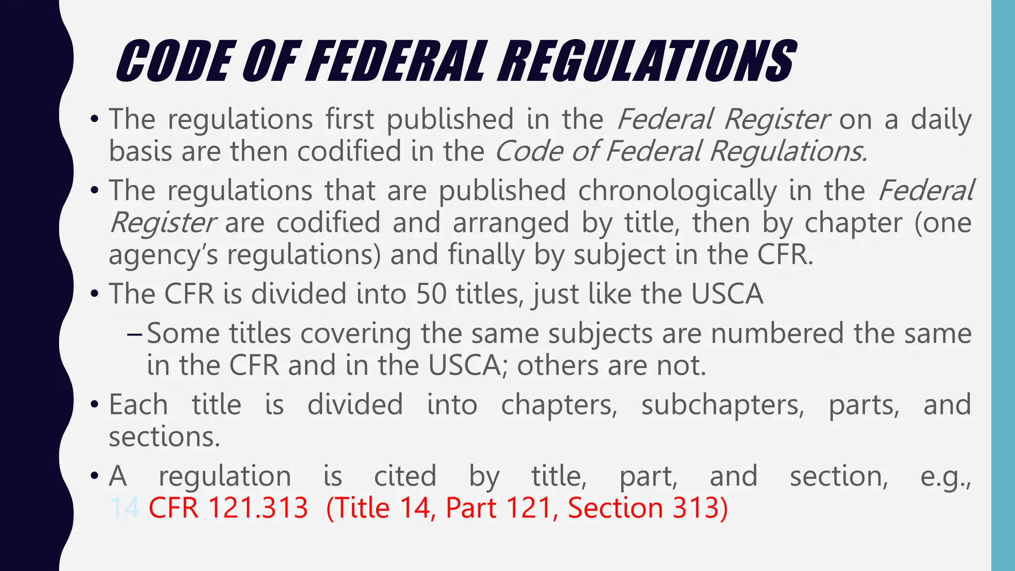 Code of federal regulation.pptx