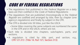 Code of federal regulation.pptx