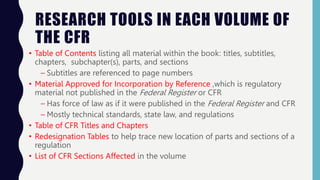 Code of federal regulation.pptx