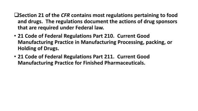 CODE OF FEDERAL REGULATION CFR.pptx