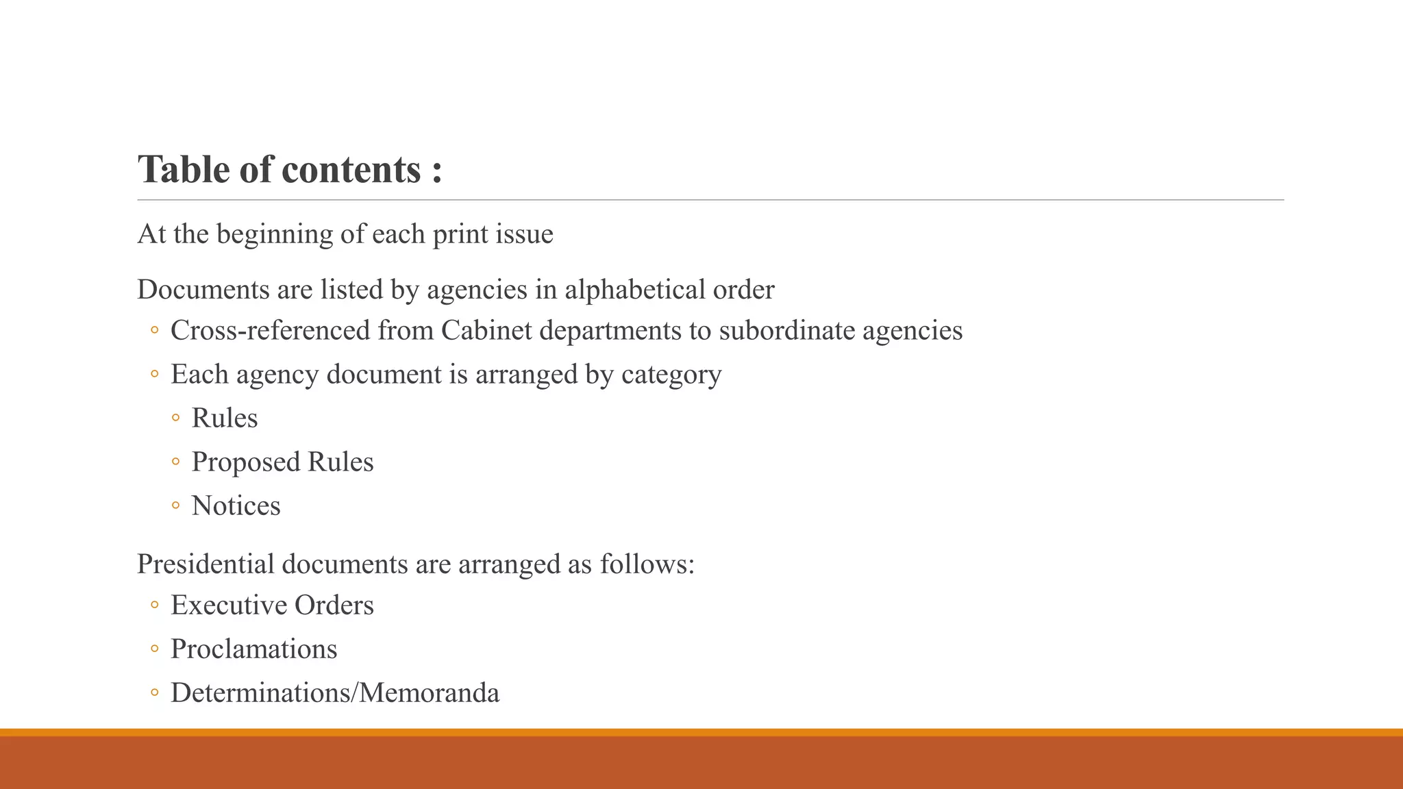 Code of federal regulations {cfr} | PPTX