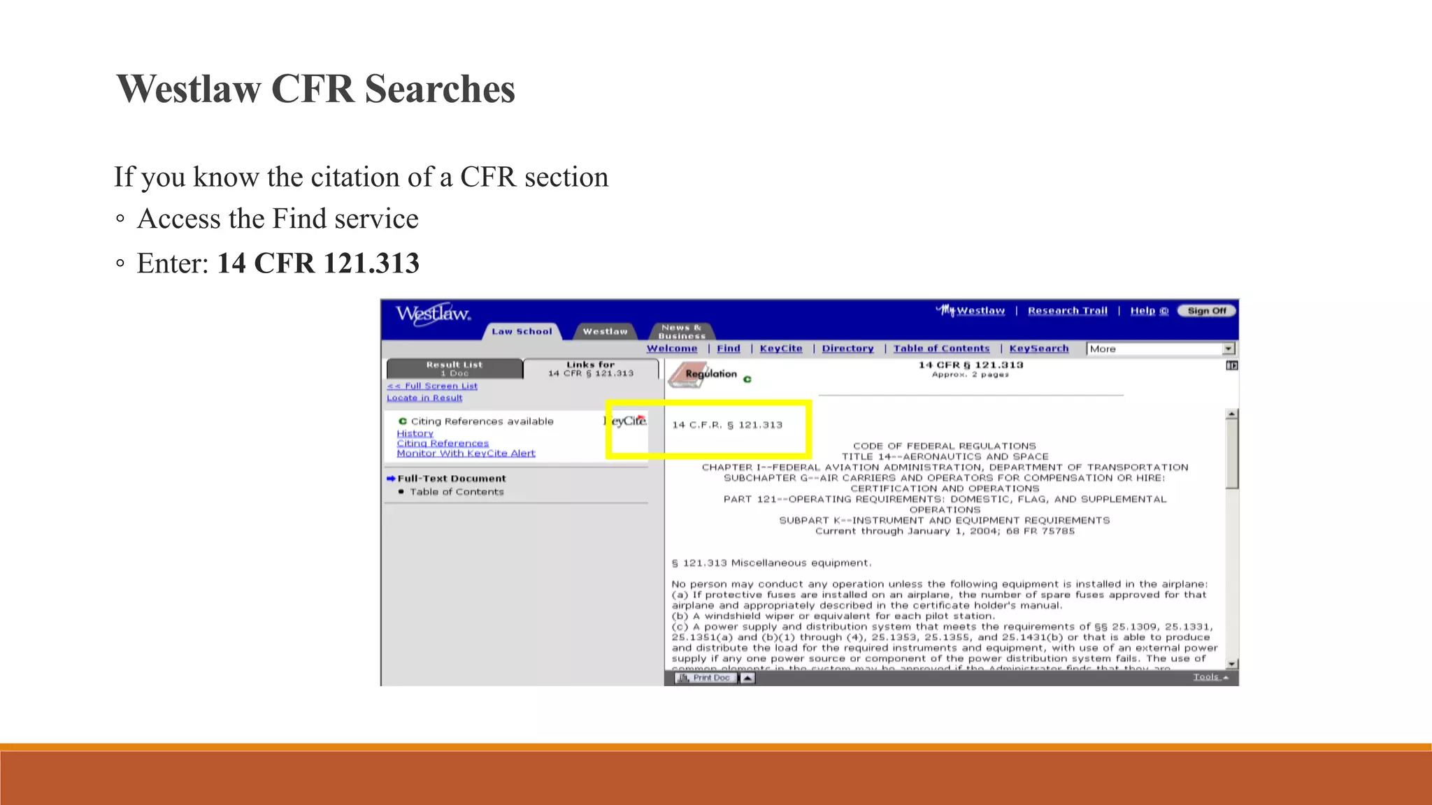 Code of federal regulations {cfr} | PPTX