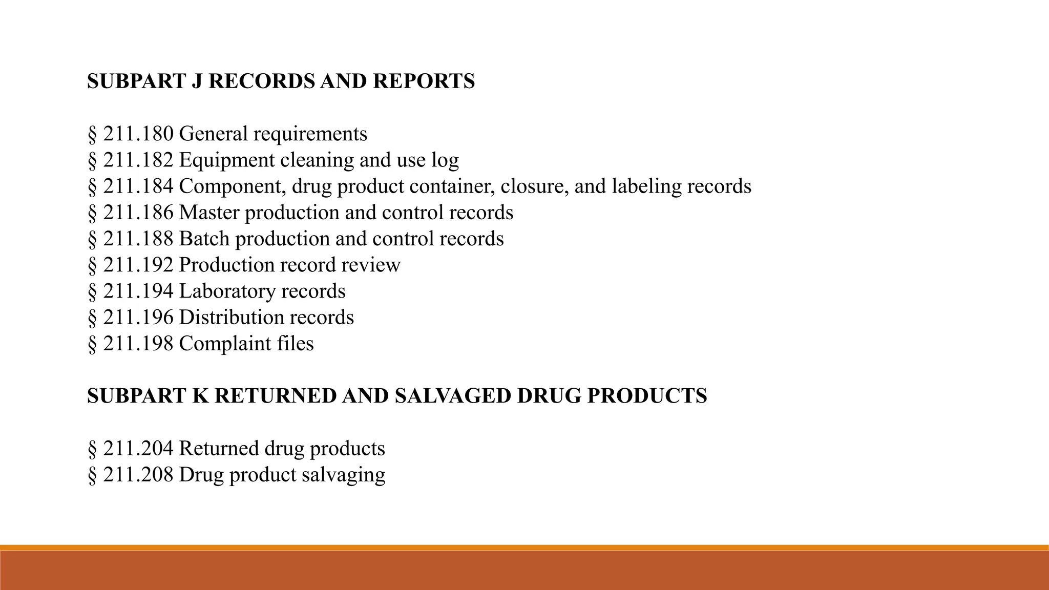 Code of federal regulations {cfr} | PPTX