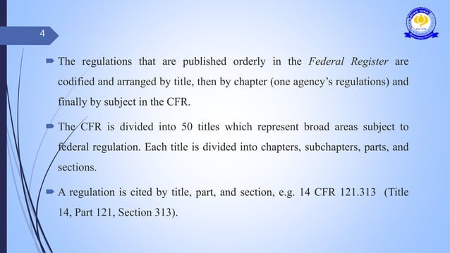 Code of federal regulations {cfr} in pharmaceutical | PPTX