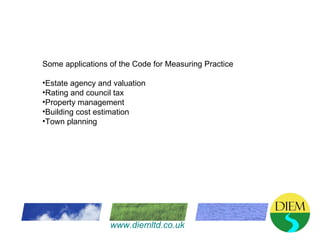 An introduction to RICS Code of Measuring Practice - 6th Edition | PPT