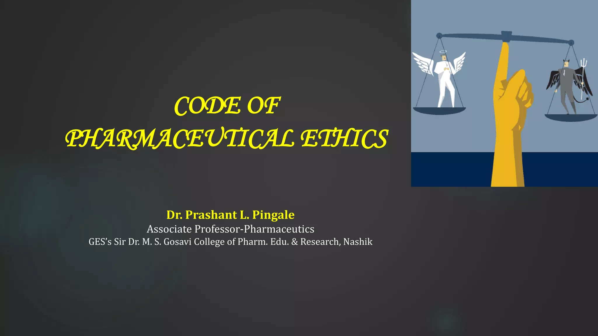 Code of pharmaceutical ethics | PDF