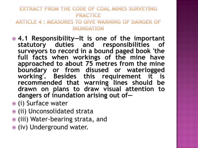 Code of practice for mine surveyors | PDF