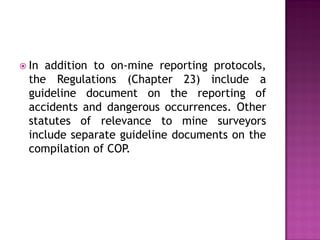 Code of practice for mine surveyors | PDF